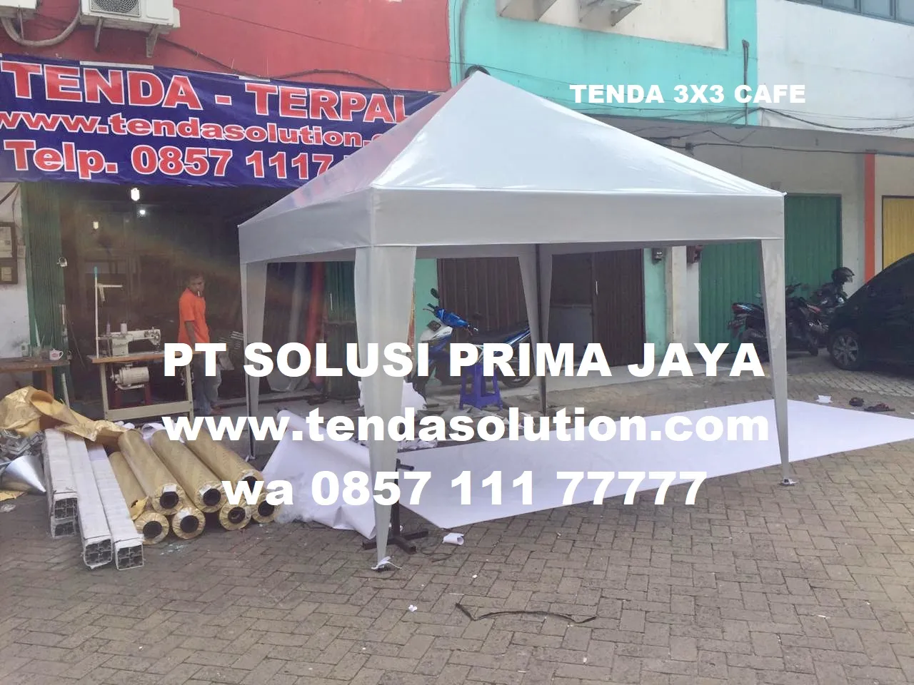HARGA TENDA CAFE TENDA PIRAMIDE 3X3, 2X2, 2X3, 3X4, 4X4 DAN 5X5 TENDA LIMAS TENDA GAZEBO ...