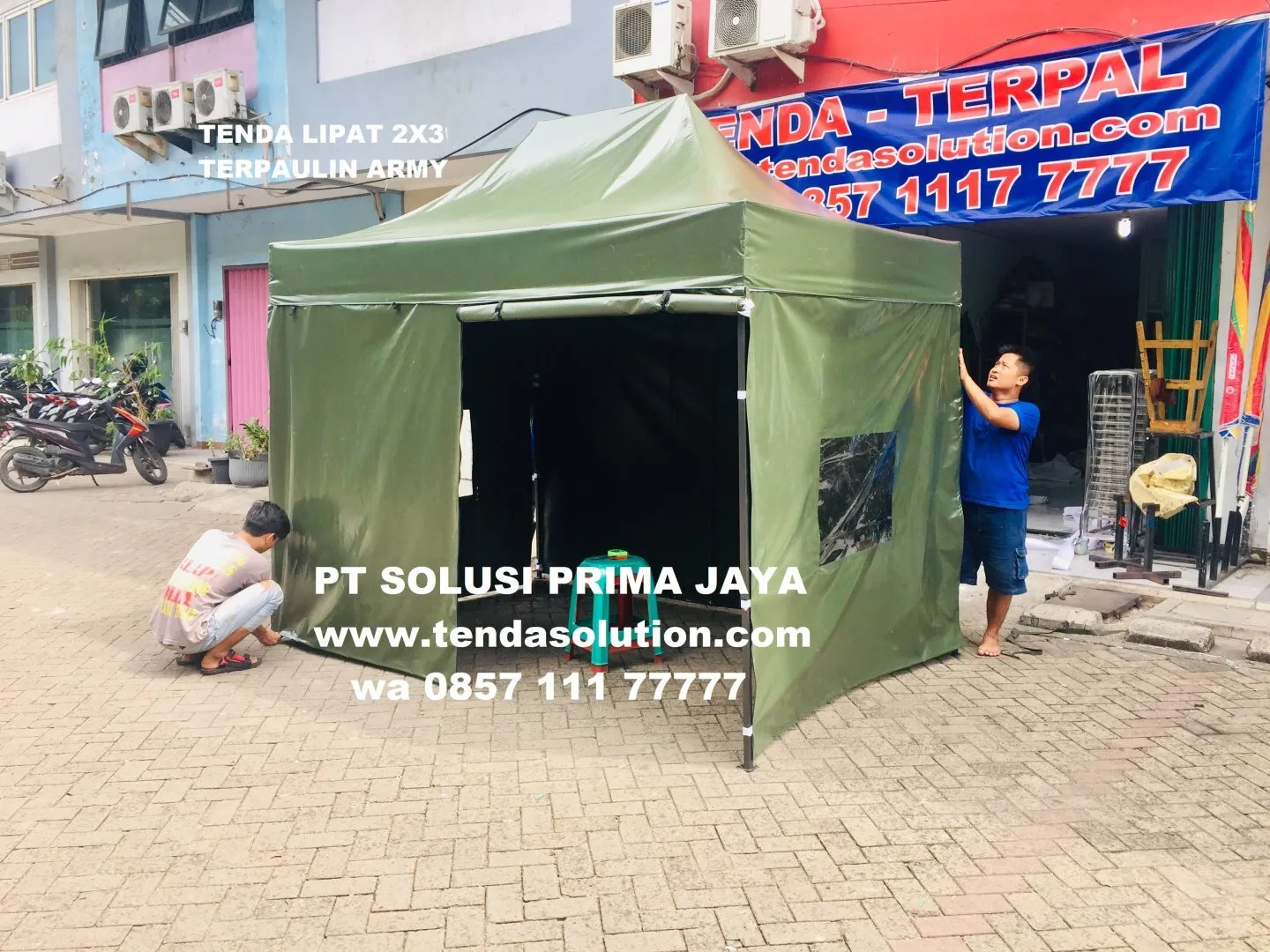 HARGA TENDA LIPAT 2x2, 3x3, 2x3, 3x4,5, 3x6 TENDA JUALAN KUALITAS ...