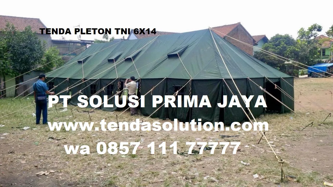 HARGA TENDA PLETON 4X6, 6X8, 6X12, 6X14 TENDA TERPAL TENTARA TENDA ...